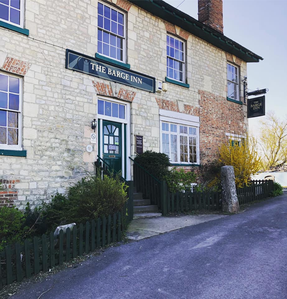 The Barge Inn entrance – The Barge Inn – Honeystreet