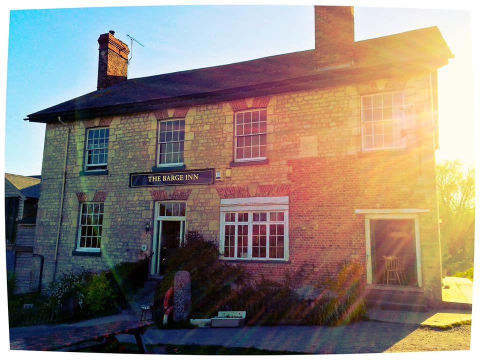 the-barge-inn-sunset – The Barge Inn – Honeystreet